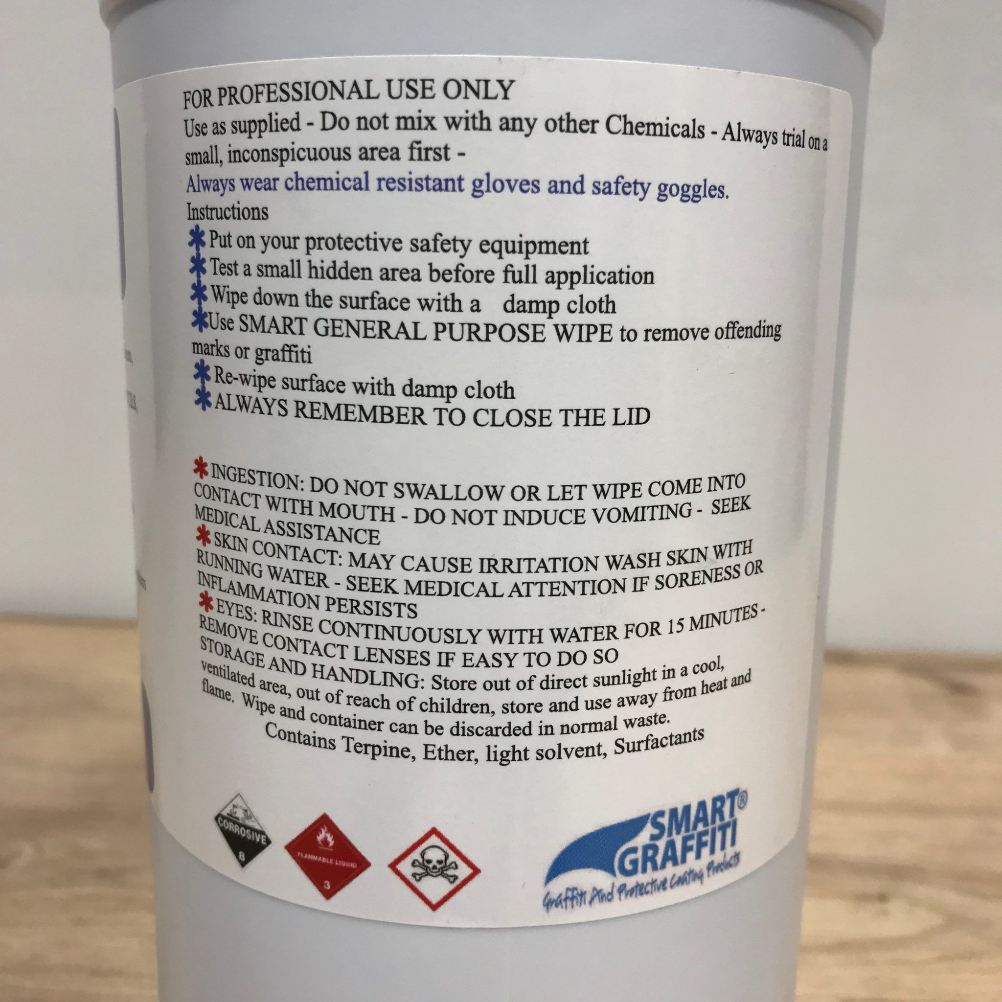 Smart Graffiti General Purpose Graffiti Wipes Tubs x 150 - Building ...