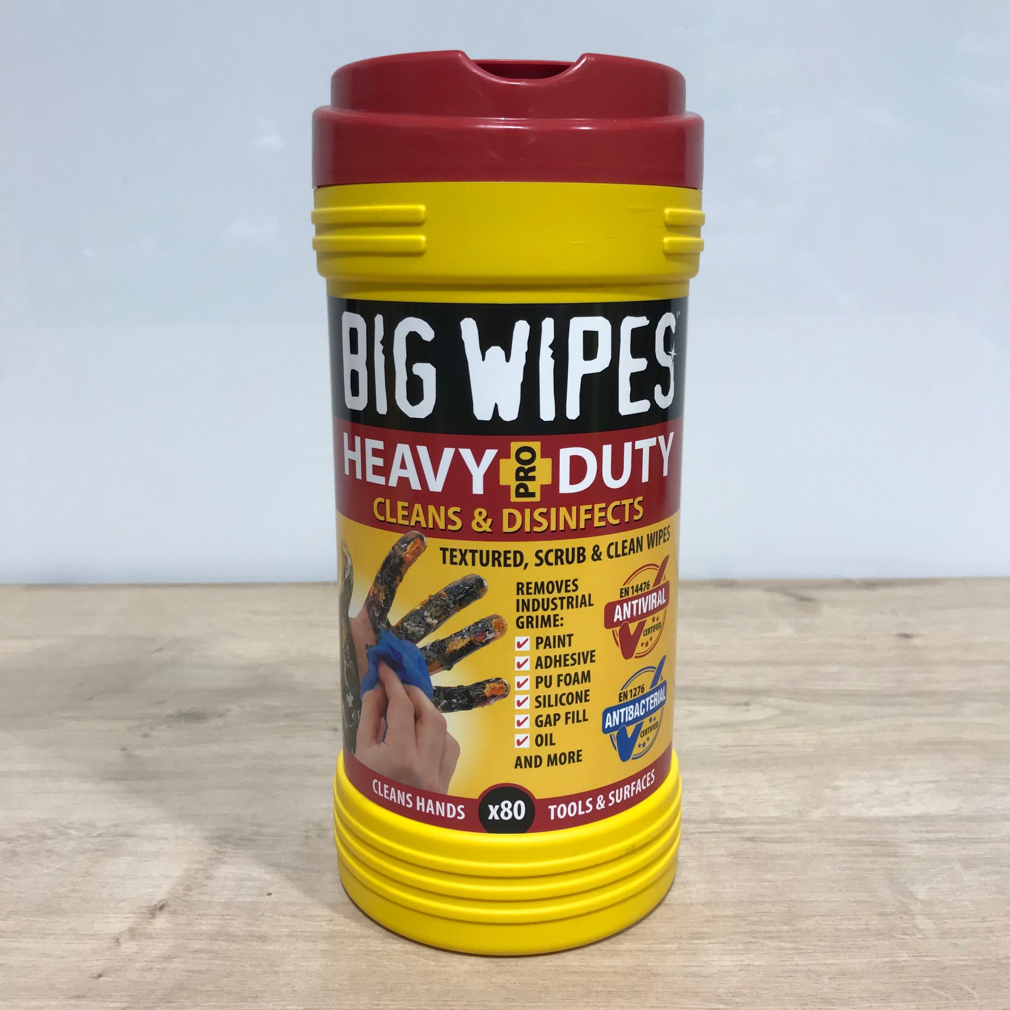Big Wipes Heavy-Duty ProPlus Tub x80 - Building Waterproofer UK