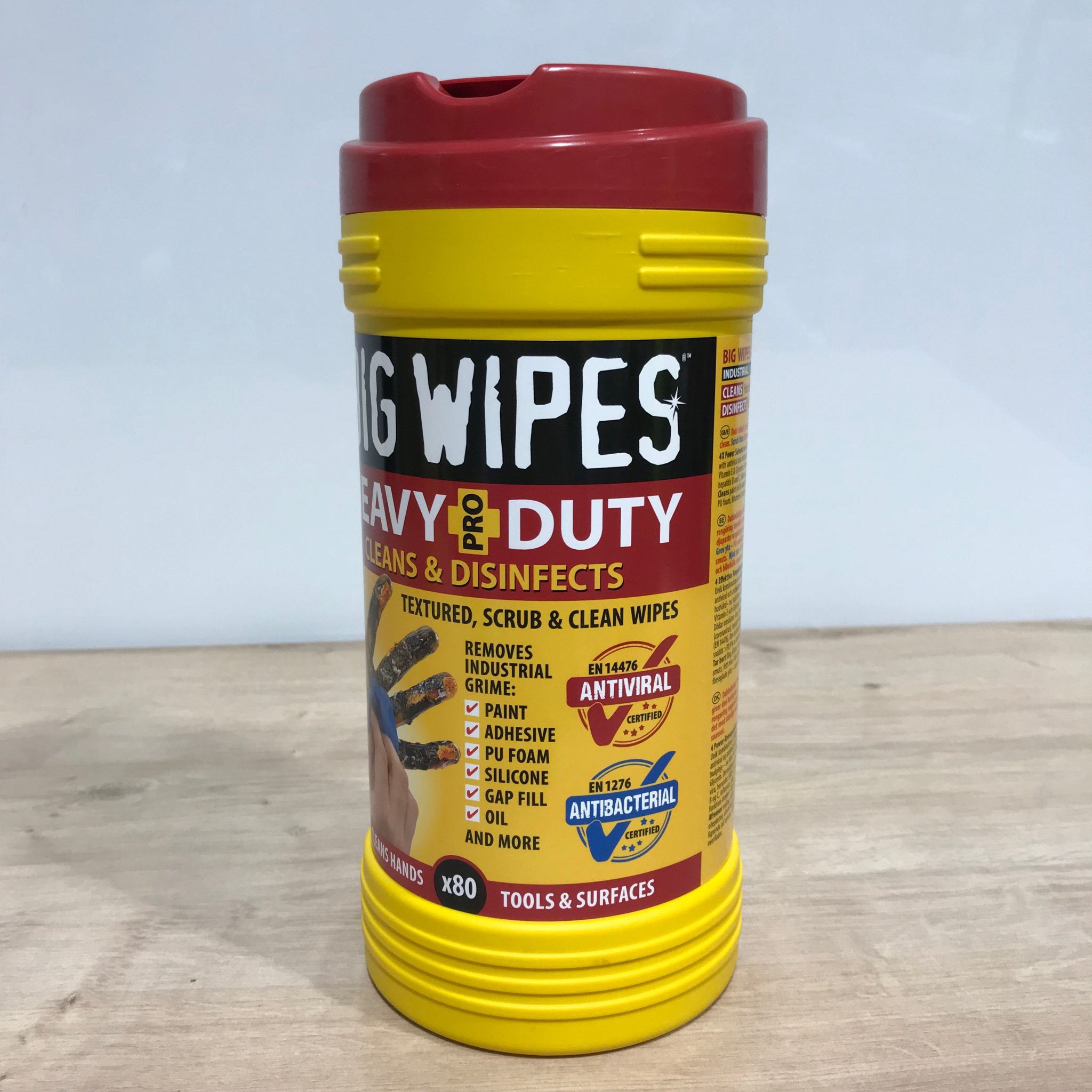 Big Wipes Heavy-Duty ProPlus Tub x80 - Building Waterproofer UK